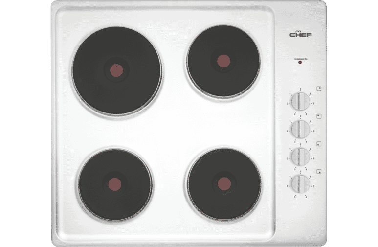 Chef 60cm 4 Zone Electric Solid Cooktop - CHS642SB