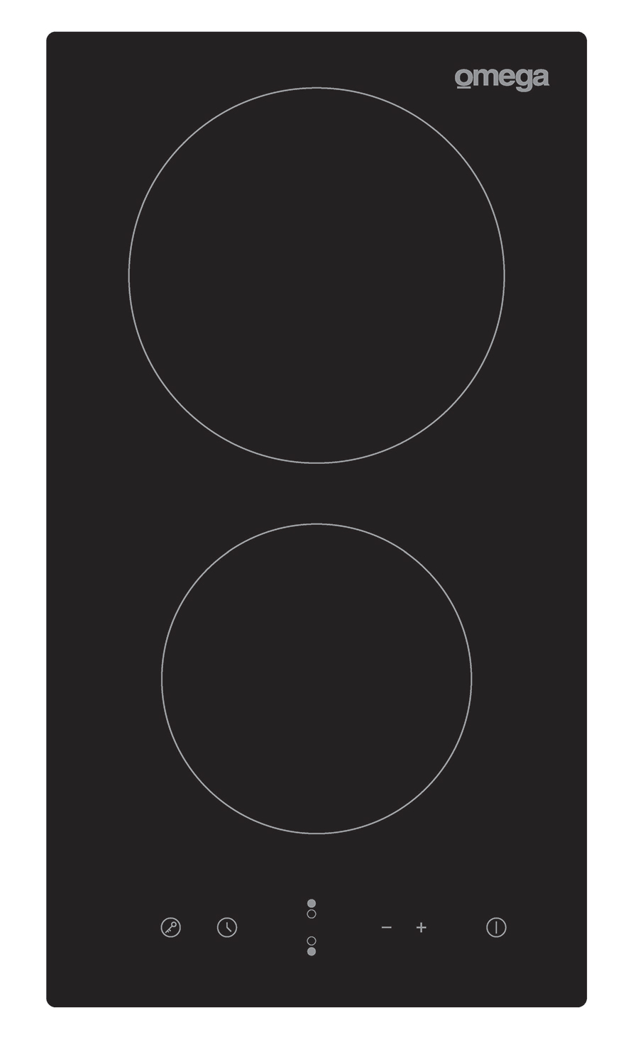 Omega 30cm Ceramic Glass Cooktop Black OCC30TZ