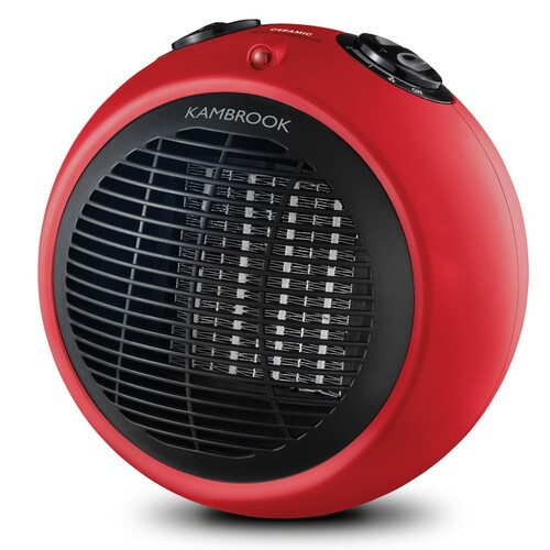 Kambrook 1500W Ceramic Heater Red KCE75RED